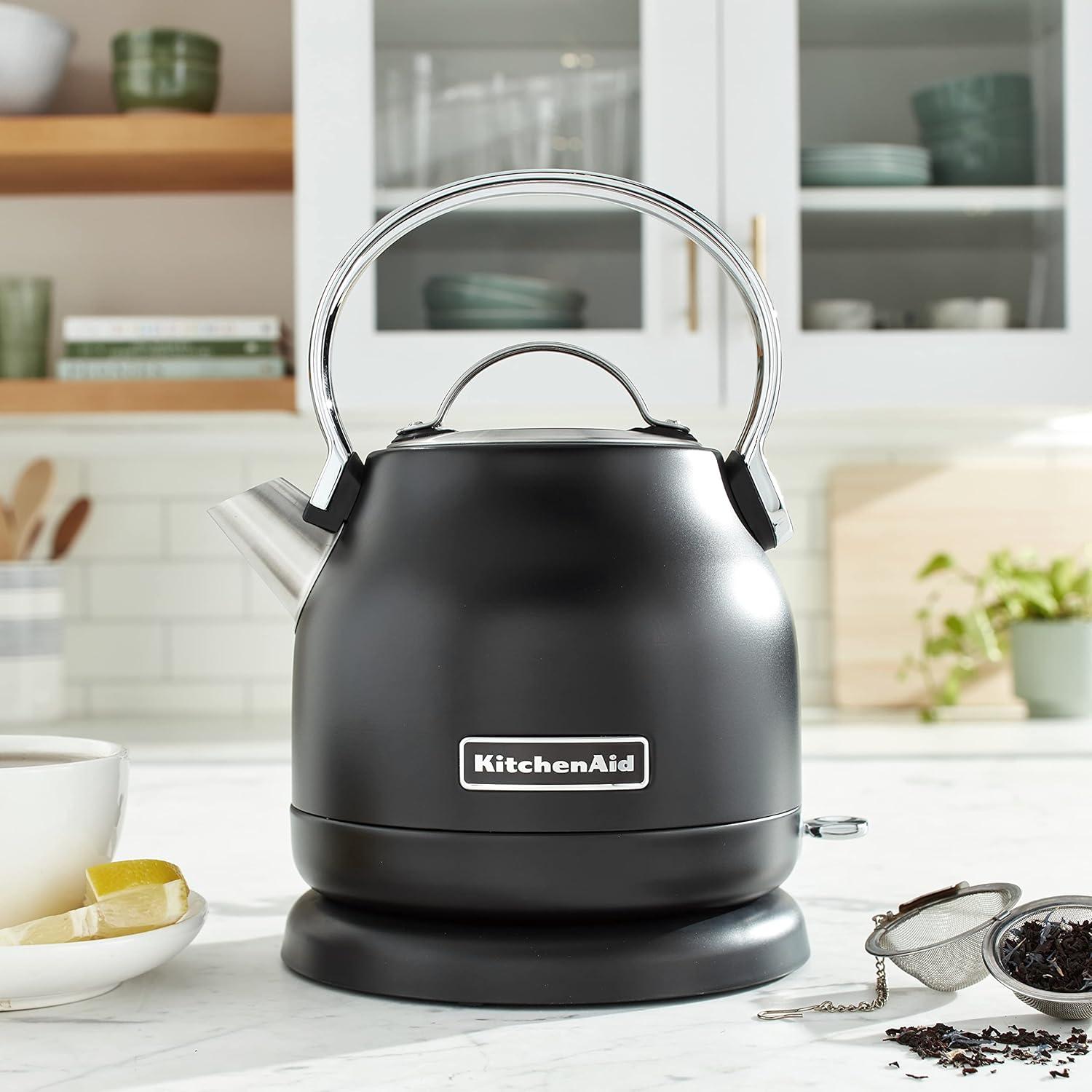 KitchenAid 1.25L Electric Kettle KEK1222, Black Matte(Black Matte ...